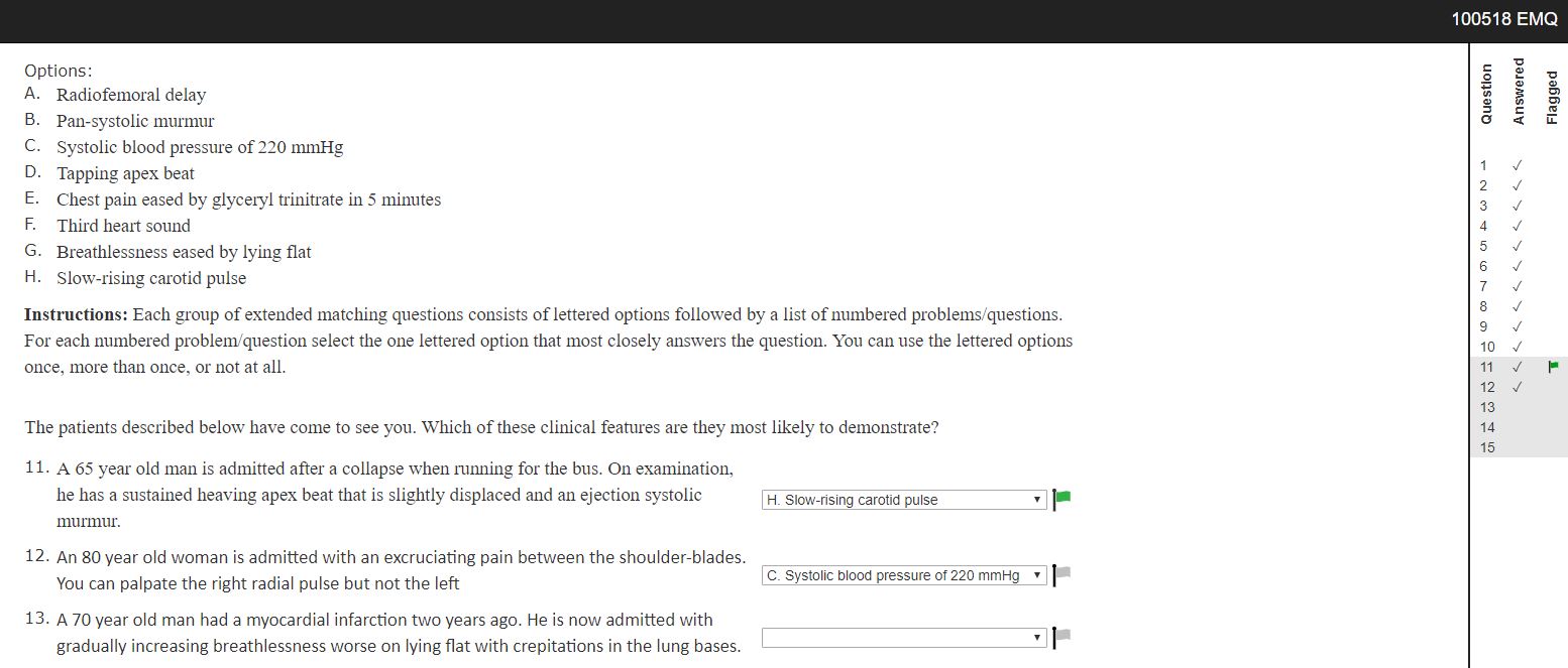 EMQ questions: new question style enhances exams - Speedwell