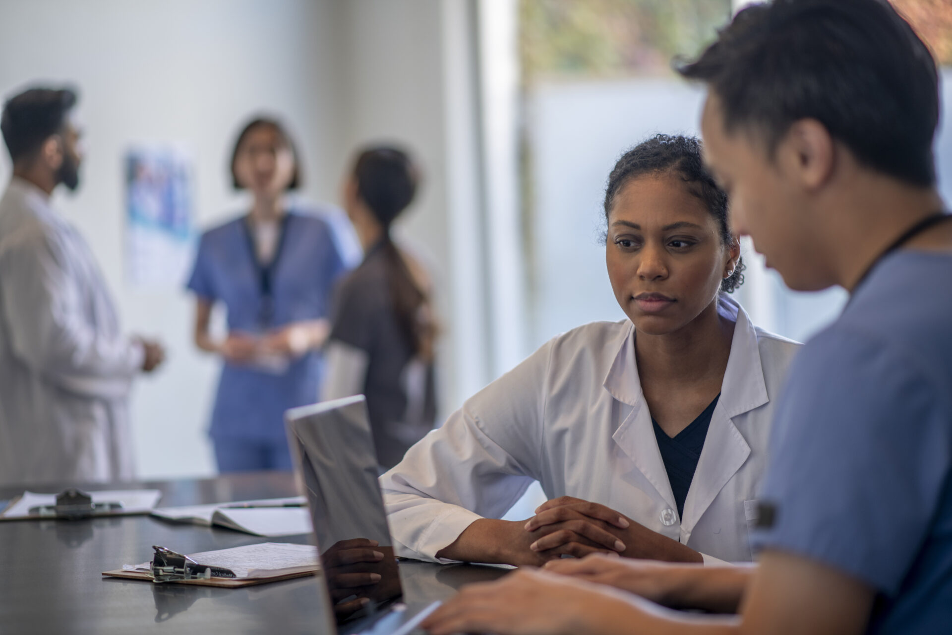 Examiner Marking an OSCE - Speedwell